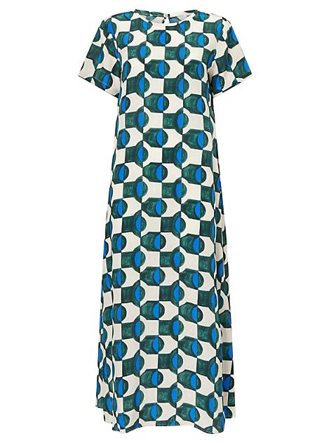 MAX MARA Weekend Max Mara Printed Silk Midi Dress